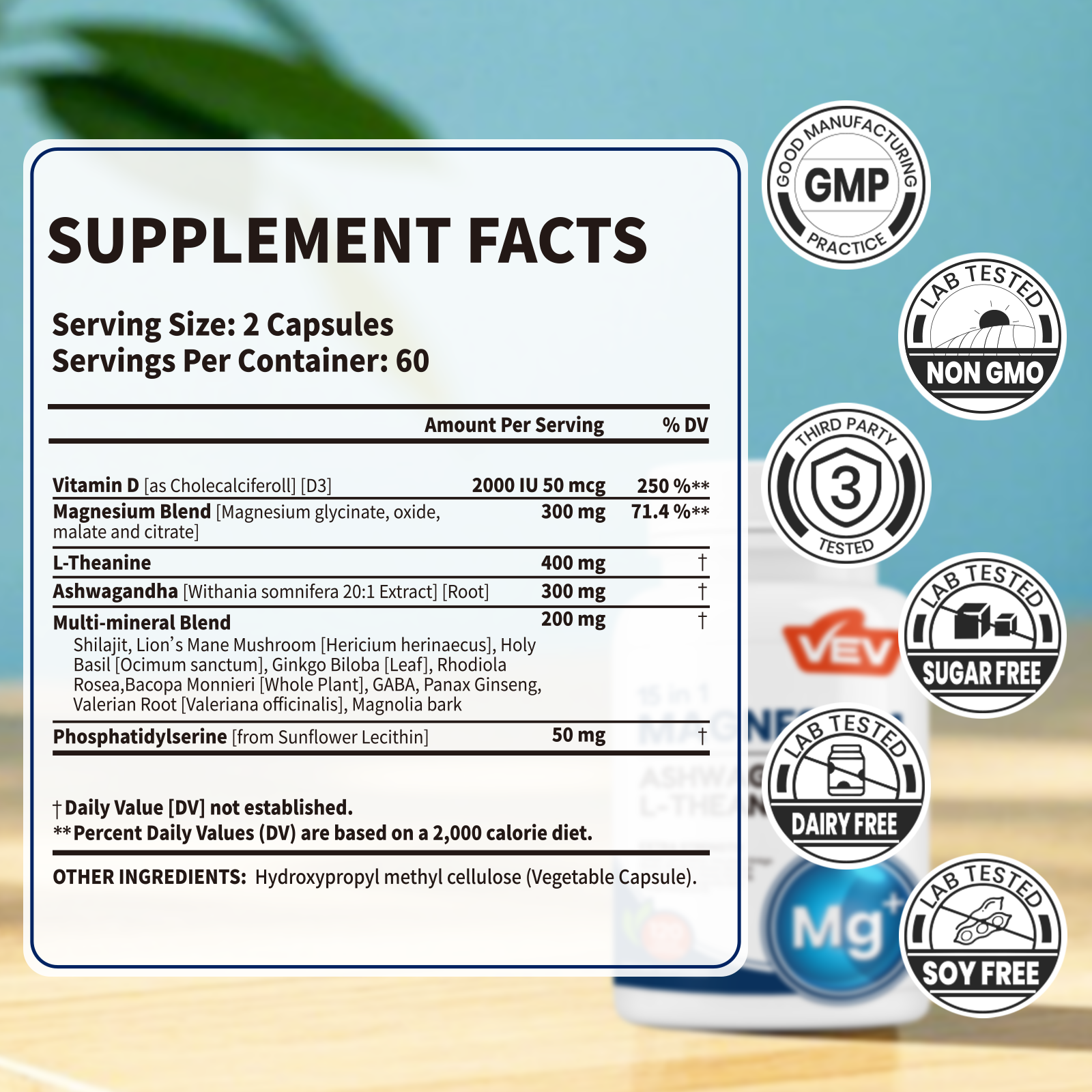 VEV Magnesium Complex Capsules